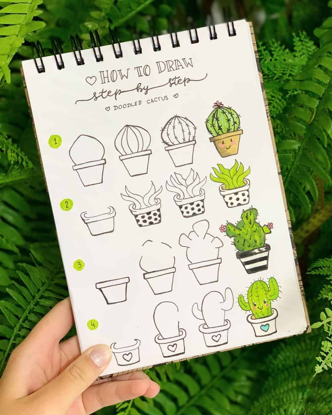 100 Bullet Journal Step by step Doodles That Anyone Can Draw